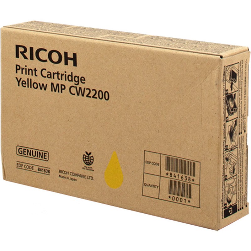 Tusz Ricoh do MP CW2200 | 100ml | yellow - dlaDruku.pl