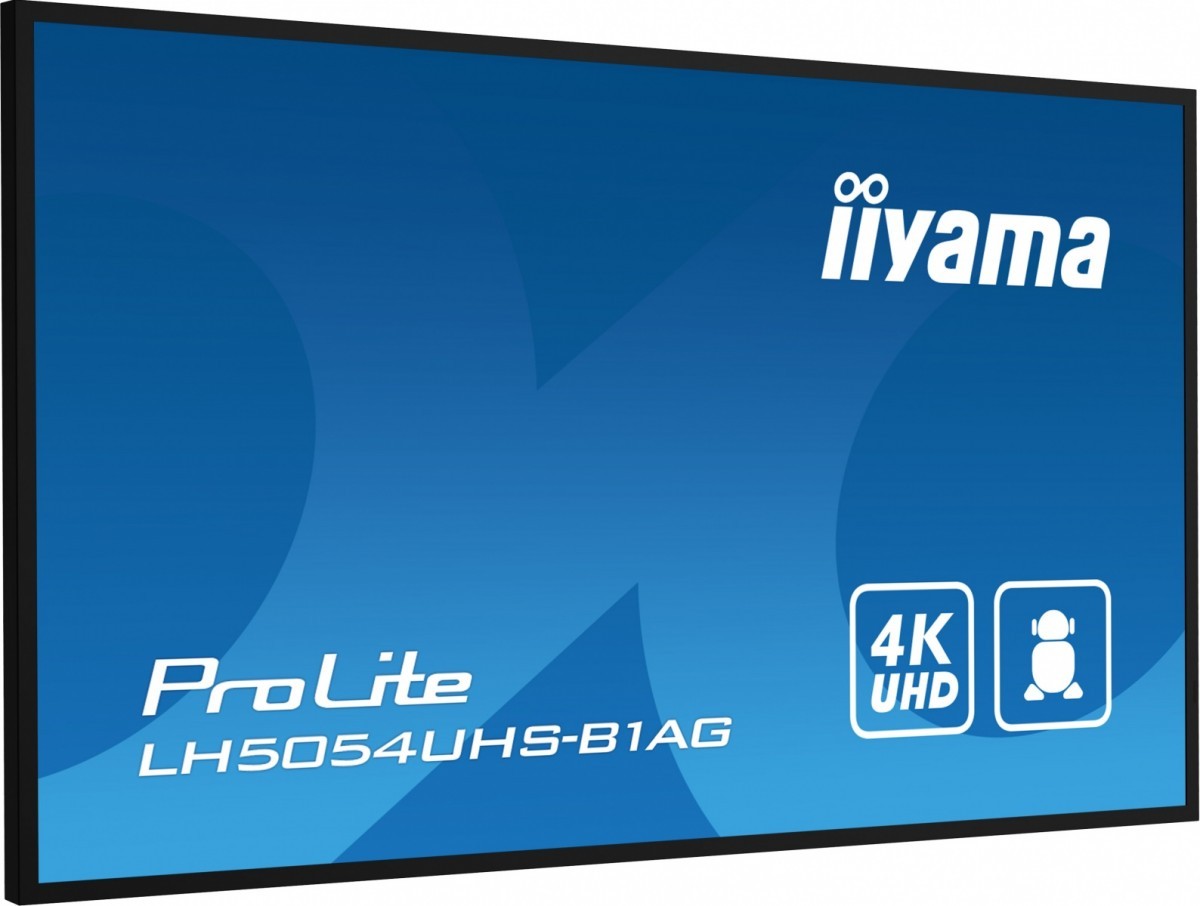 IIYAMA Monitor 50 cali LH5054UHS-B1AG 24/7, VA, ANDROID.11, 4K, SDM ...